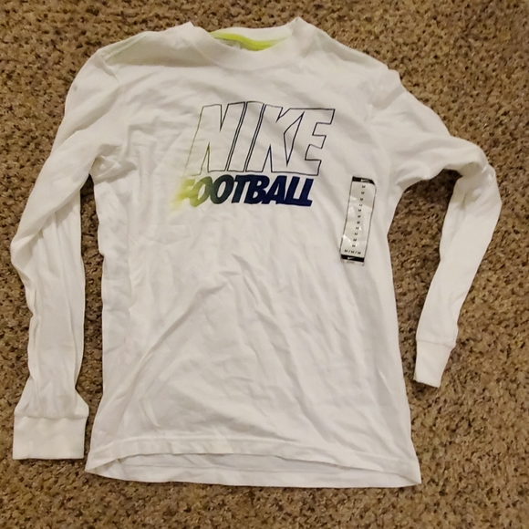 Nike | Shirts & Tops | Nike Boys Ls Nike Football Tee New | Poshmark